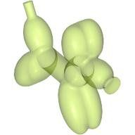 LEGO 35692 Trans-Bright Green Minifigure Utensil Balloon Dog (Neu ...