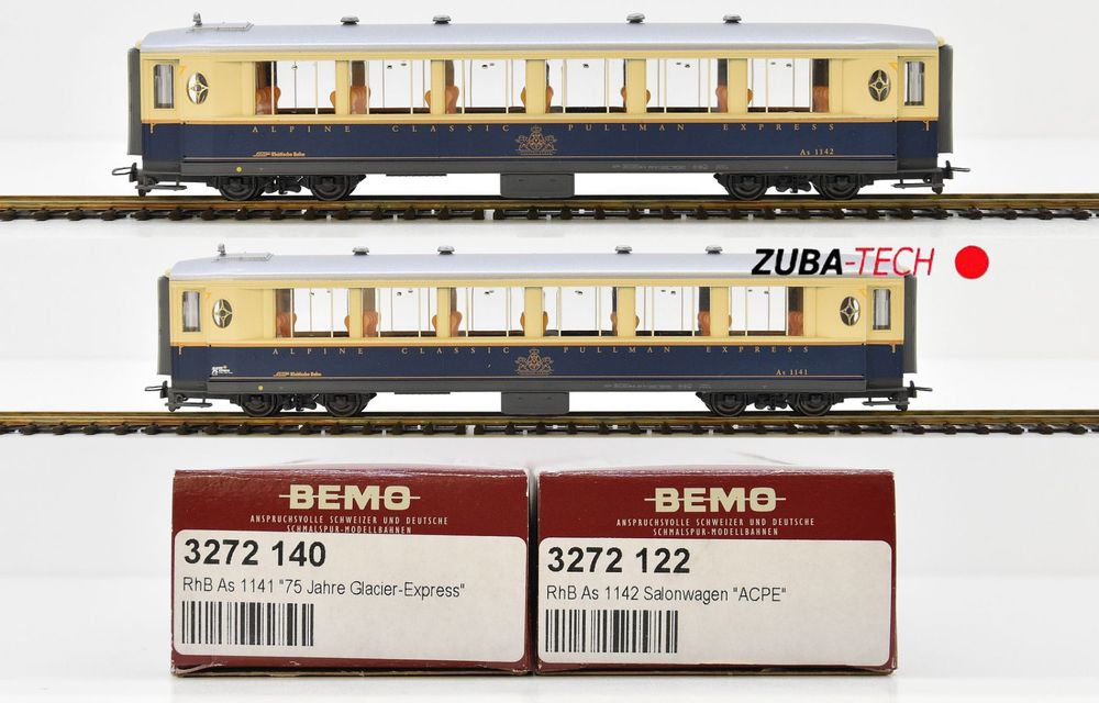 Bemo 2x Salonwagen RhB H0m GS mit OVP (Neu (gemäss Beschreibung)) in St. Gallen für CHF 83 – mit ...