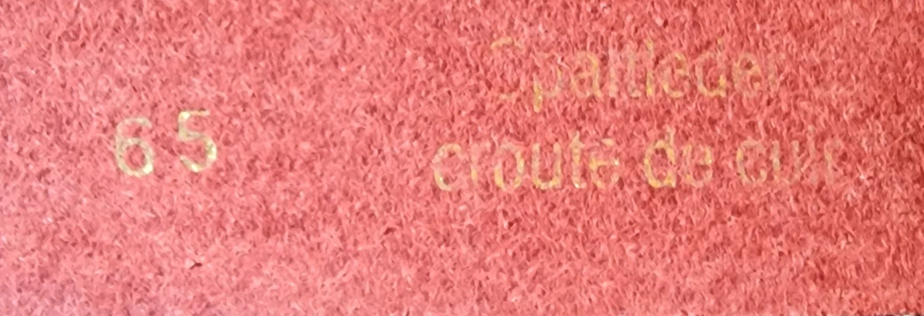 Edelweiss Ledergürtel, rot, Gr. 65 NEU ! evtl. für Fasnacht? (Neu ...