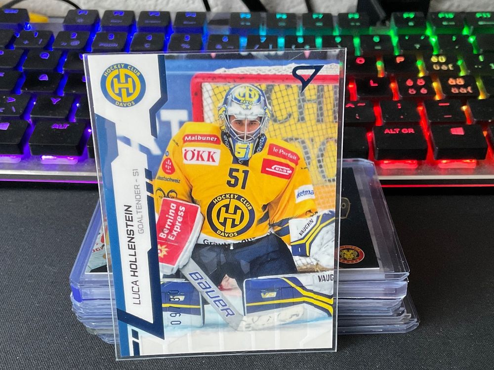 Luca Hollenstein 9/30 Blue edition Sportzoo Sammelkarte | Kaufen auf ...