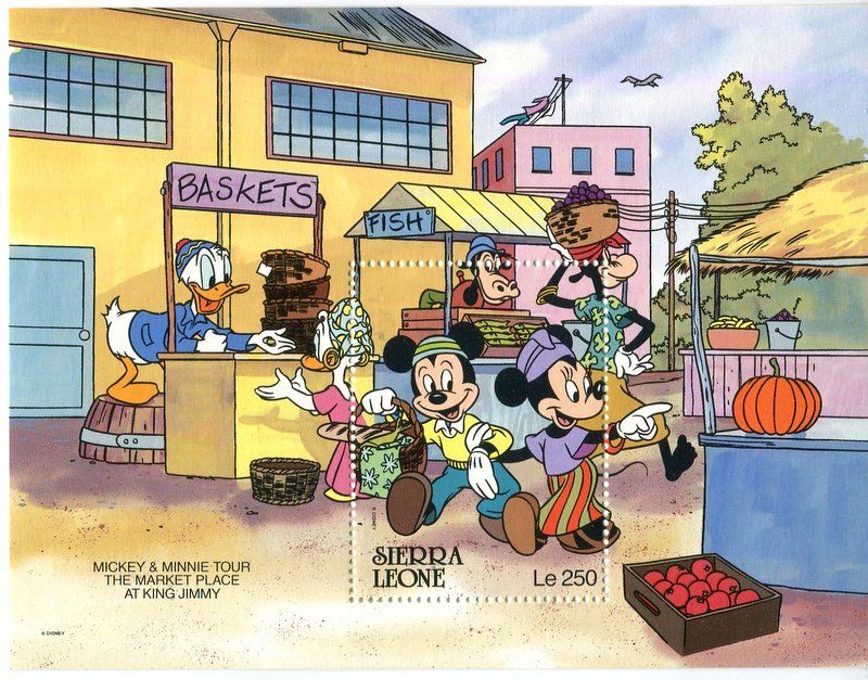 Block "Walt Disney. Micky Maus". Sierra Leone | Kaufen auf Ricardo