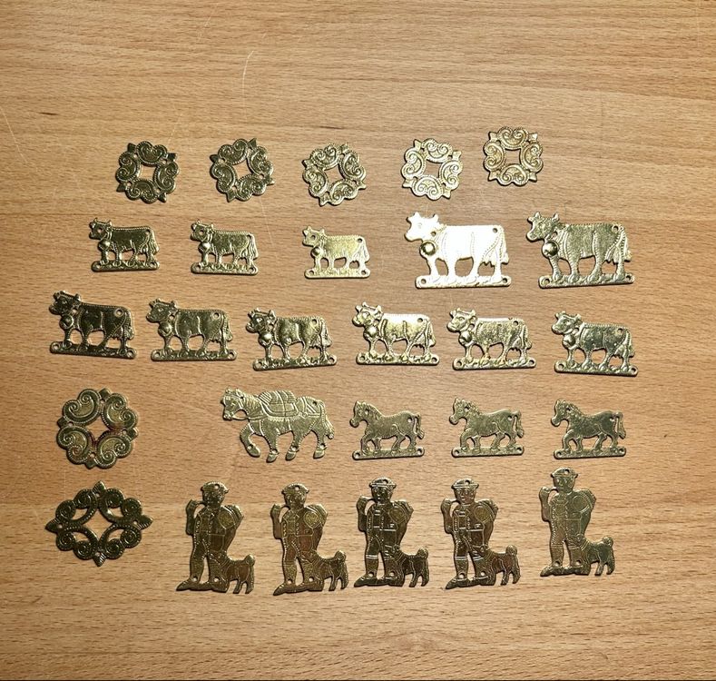 Appenzeller Chüeli, Kuh, Pferde, Sennen Ornamente | Kaufen auf Ricardo