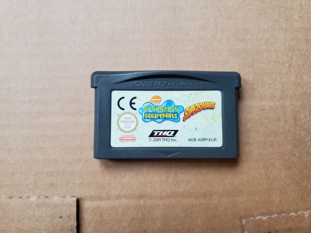 SpongeBob SquarePants Super Sponge GameBoy Advance (Gebraucht) in Sion ...