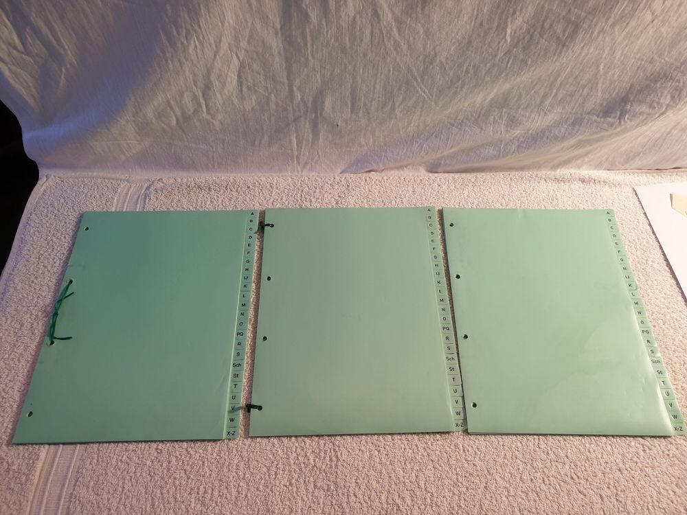 Register ABC A4 grün 3er Set | Kaufen auf Ricardo