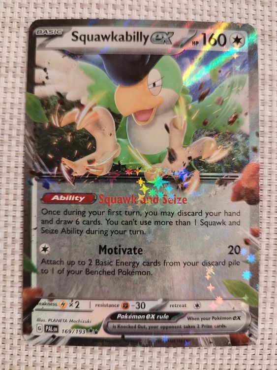 Squawkabilly ex Double Rare - Paldea Evolved | Kaufen auf Ricardo
