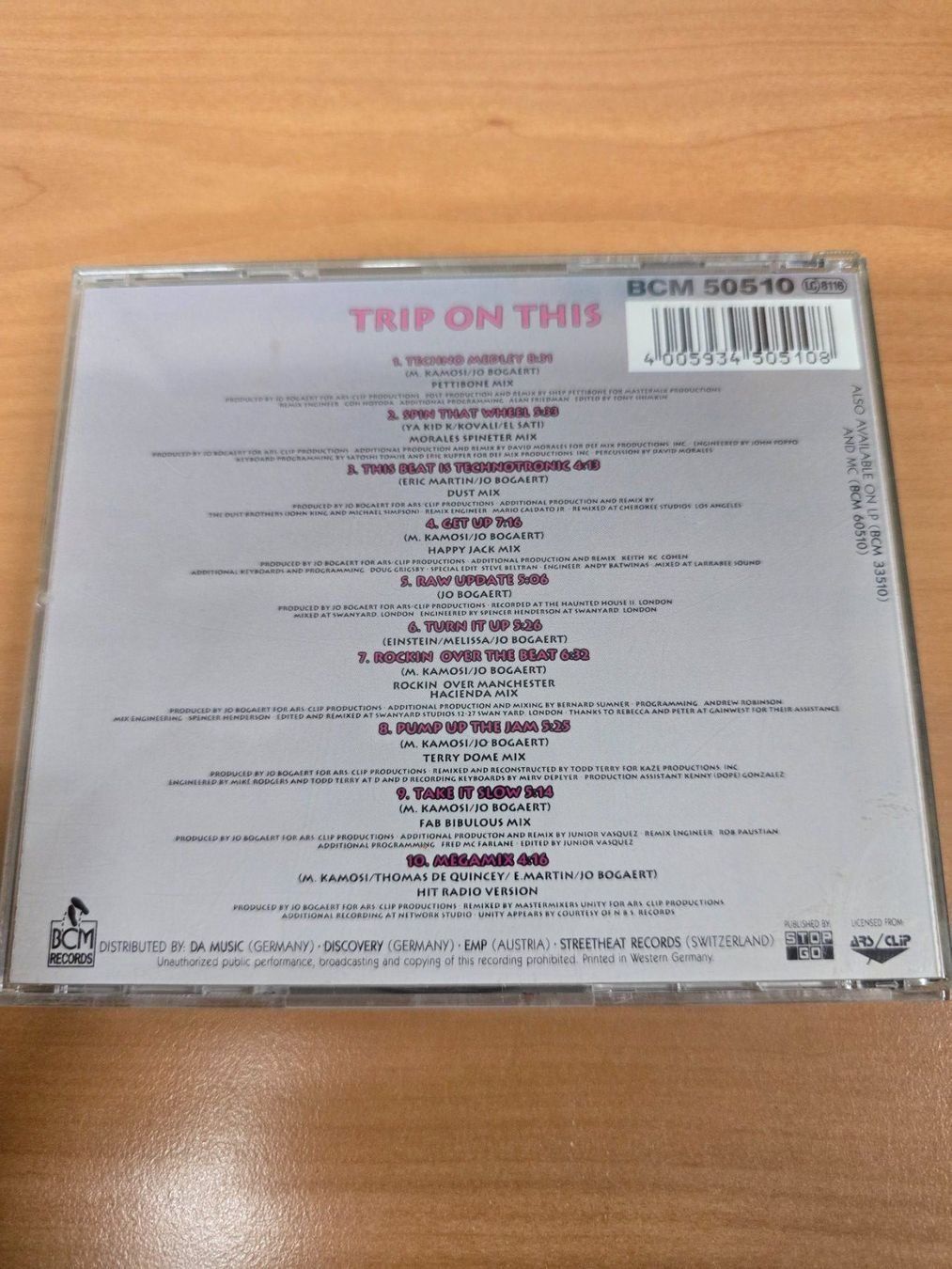 CD - Technotronic – Trip On This (Remix Album) (1991) (Gebraucht) in ...