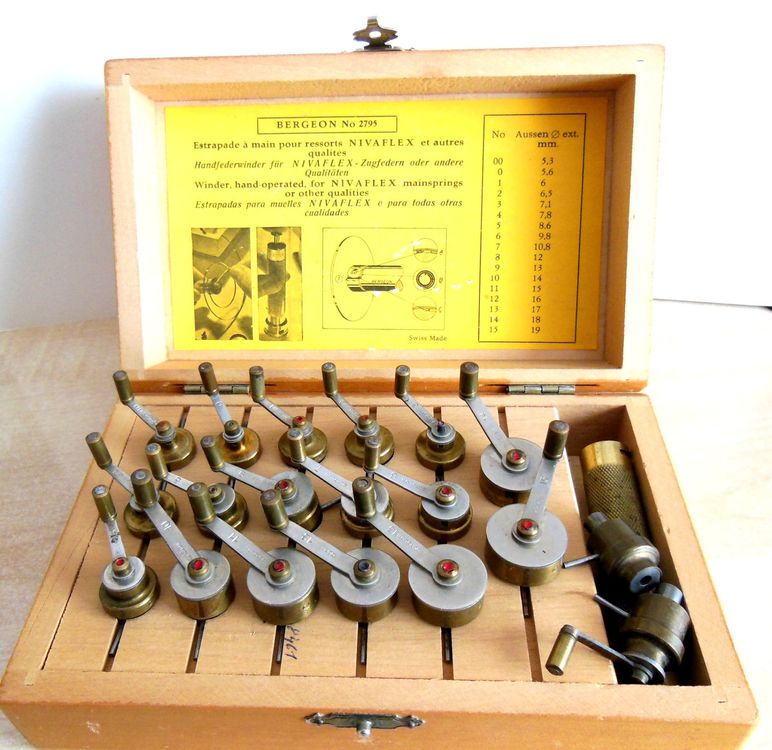 BERGEON HAUPT FEDER WINDER MAIN SPRING WINDER (Gebraucht) in Neuenhof ...