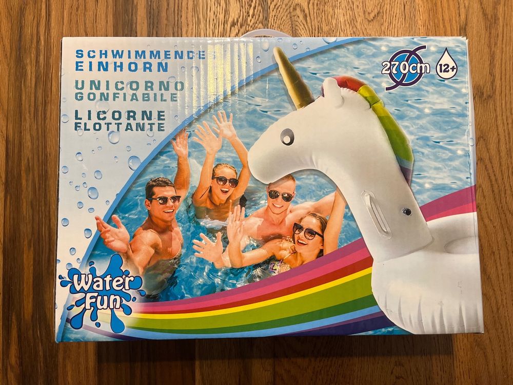 Schwimmendes Einhorn 2,7m Water fun neu | Kaufen auf Ricardo