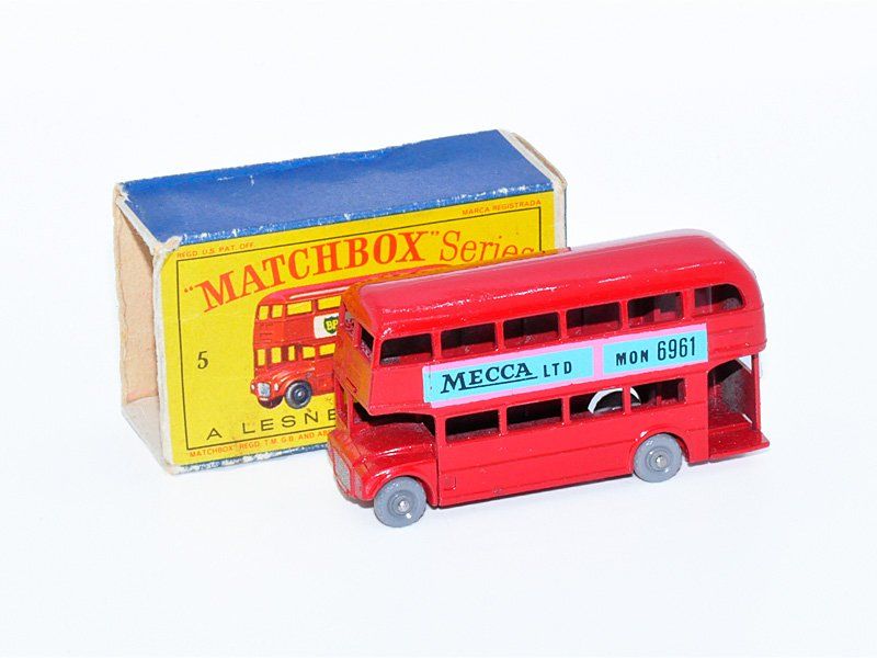 Matchbox Lesney AEC DOUBLE DECKER "BARON OF BEEF" BUS No. 5B (Gebraucht ...
