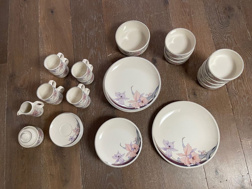 Geschirrset Vintage Keltcraft Misty Isle Noritake – 43teilig (Gebraucht ...