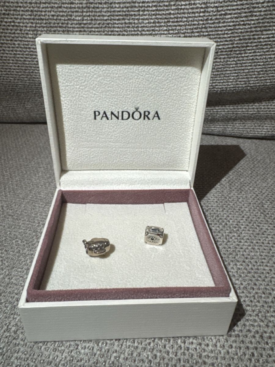 Pandora Armband mit 2 Charms, Top Zustand! (Neu und originalverpackt ...