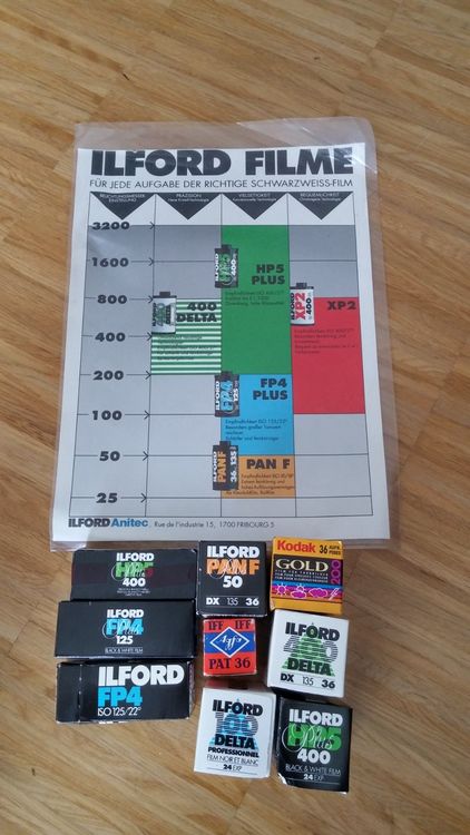 9 Stk. alt Filme, Ilford, Kodak, Agfa | Kaufen auf Ricardo