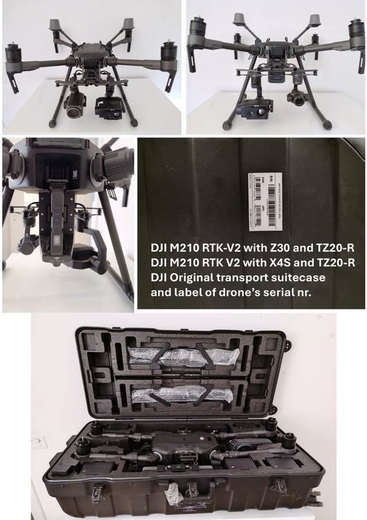 DJI MATRICE M210 RTK-V2 mit Wärmebild Radiometrischer Kamera (Gebraucht) in Camorino für CHF ...