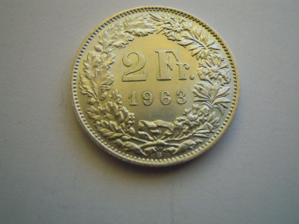 2 Fr. 1963 unz | Kaufen auf Ricardo