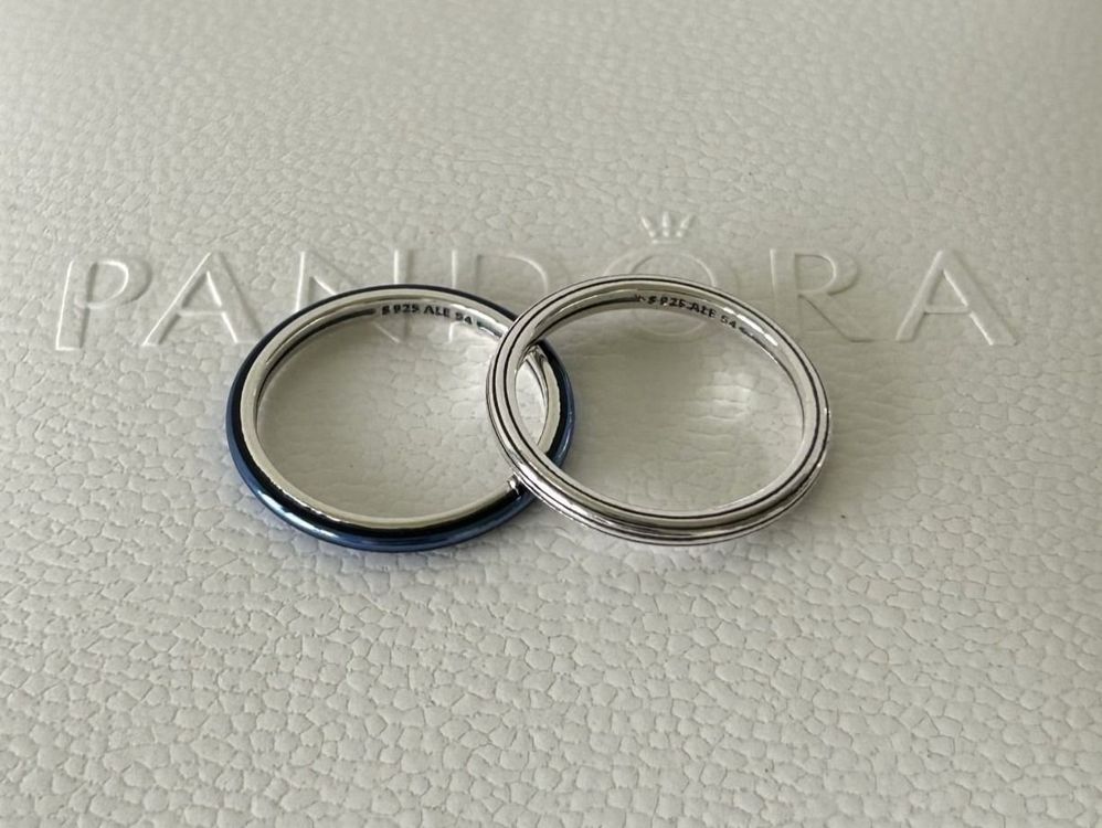 Original Pandora ME Stacking Ringe (2 Stück) (Neu (gemäss Beschreibung ...