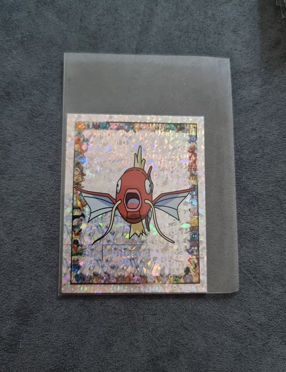 Pokémon Merlin Sticker Topps Prism Holo Karpador S20 (Neu (gemäss ...