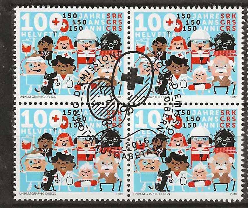 B1585 - 150 ans Croix-Rouge Suisse B4 1er jour | Kaufen auf Ricardo