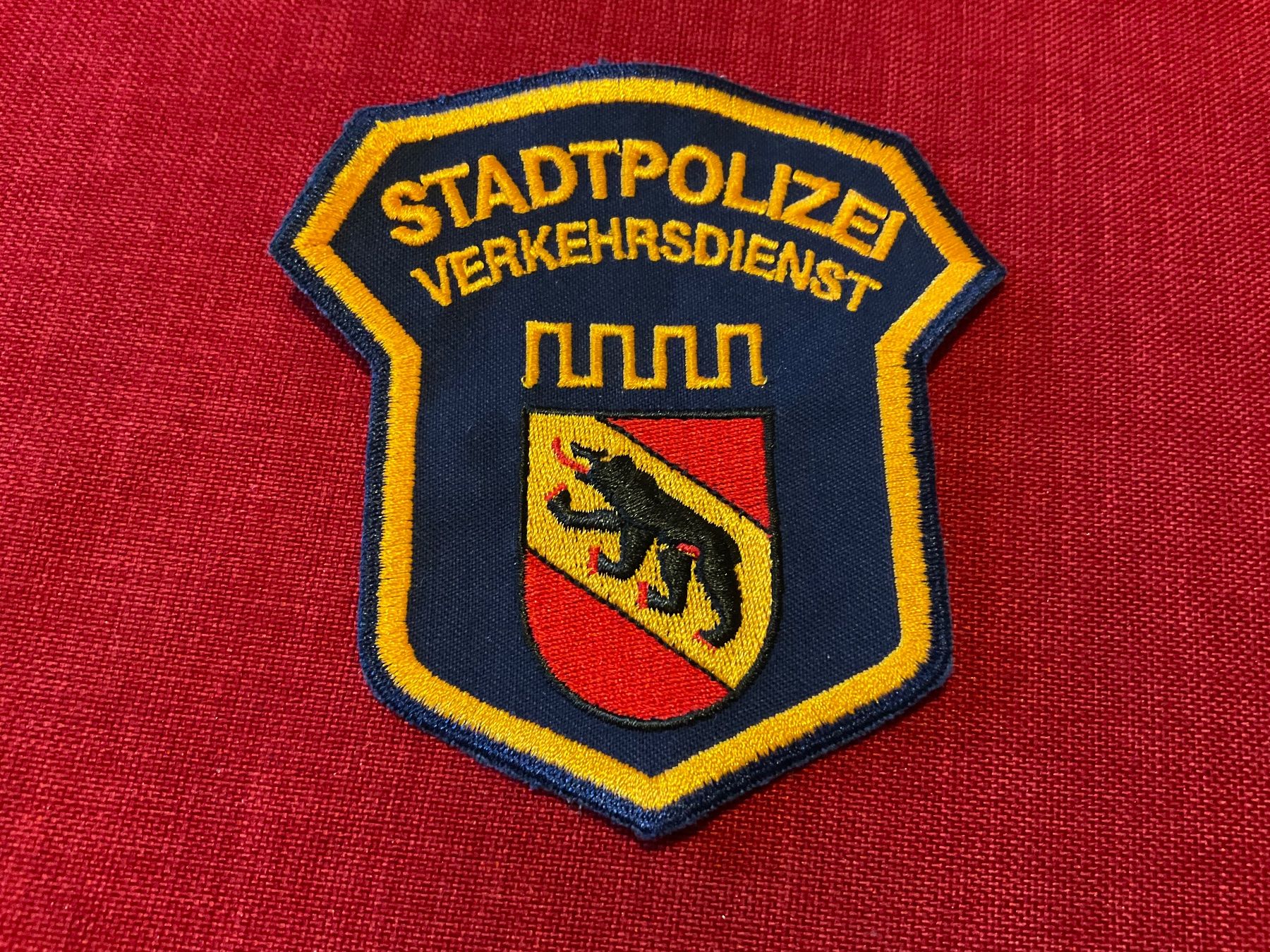 🇨🇭 Schweizer Polizei bestickter Patch (Neu (gemäss Beschreibung)) in ...