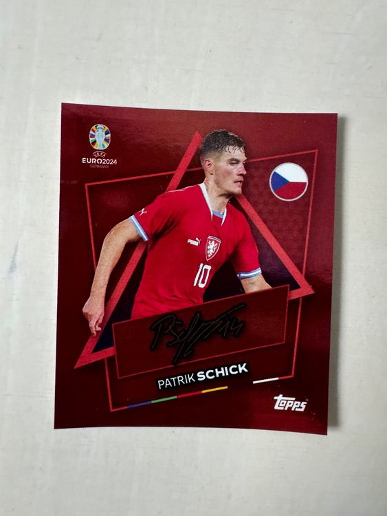 TOPPS EURO 2024 CZE SP Tschechien, Patrick Schick & Signatur | Kaufen ...