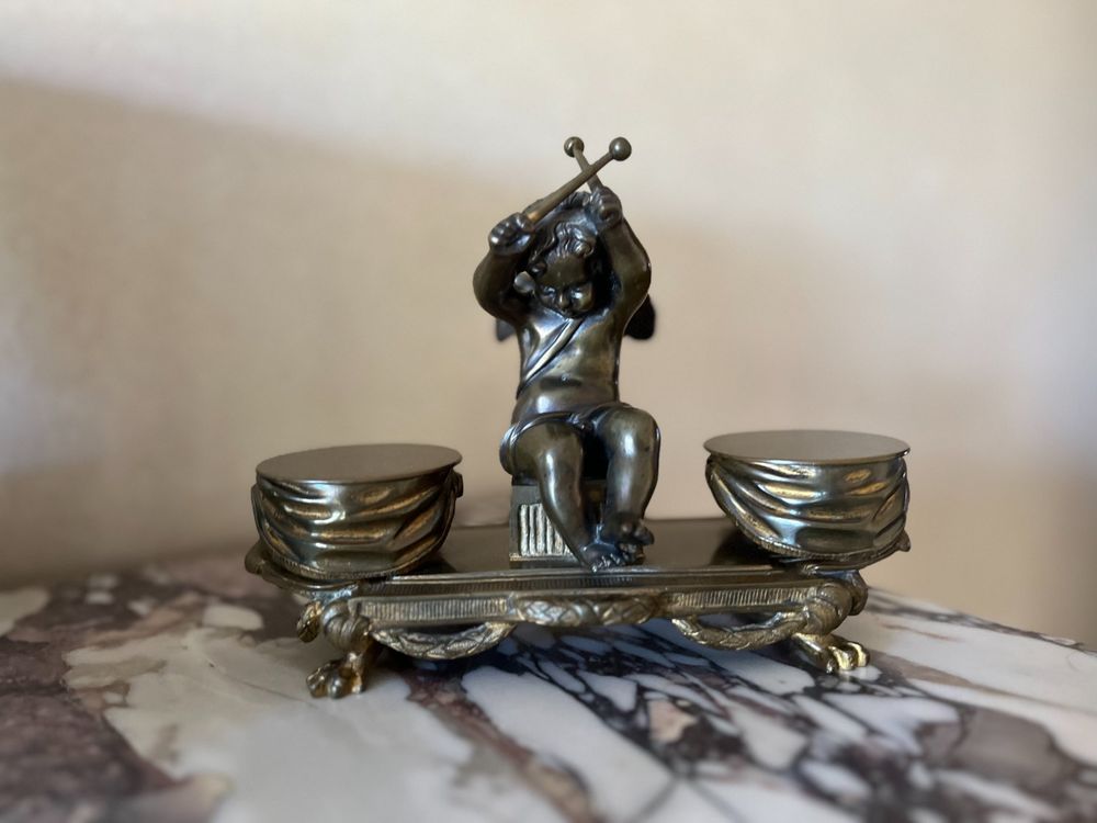 Bibelot décoratif, en bronze, en forme d'ange | Kaufen auf Ricardo