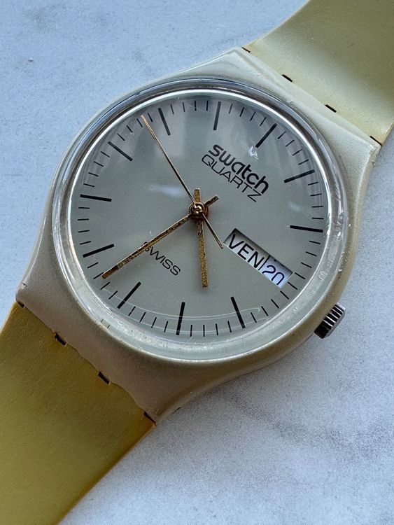 SWATCH*GT702 *BACKCODE*983 *1983*Läuft mit Batterie*RARITÄT (Gebraucht) in Schaffhausen für CHF ...