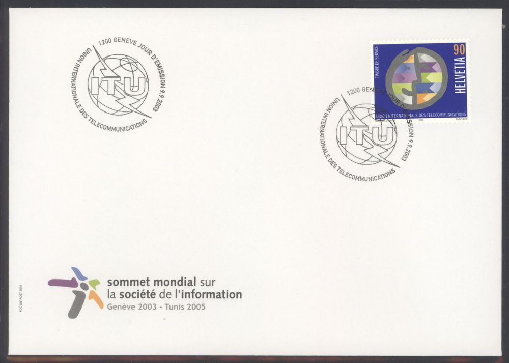 2003, FDC, Die Informarionsgesellschaft (Gebraucht) in Willisau für CHF 1.2 – mit Lieferung auf ...
