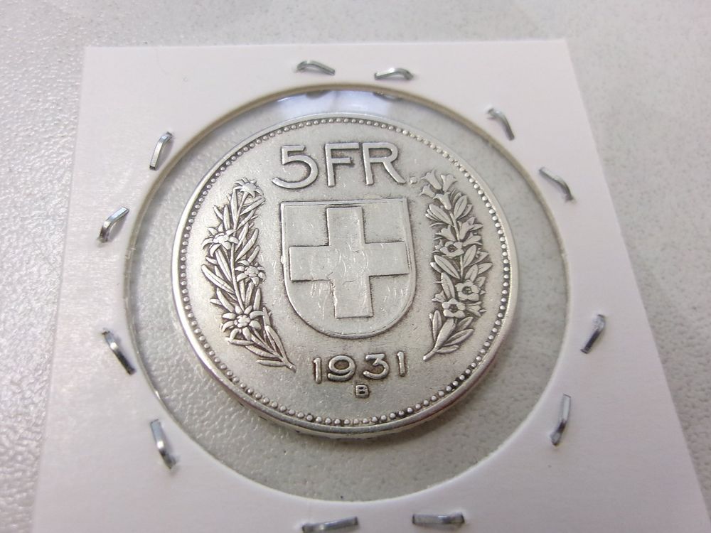 5 Franken 1931 Silber | Kaufen auf Ricardo