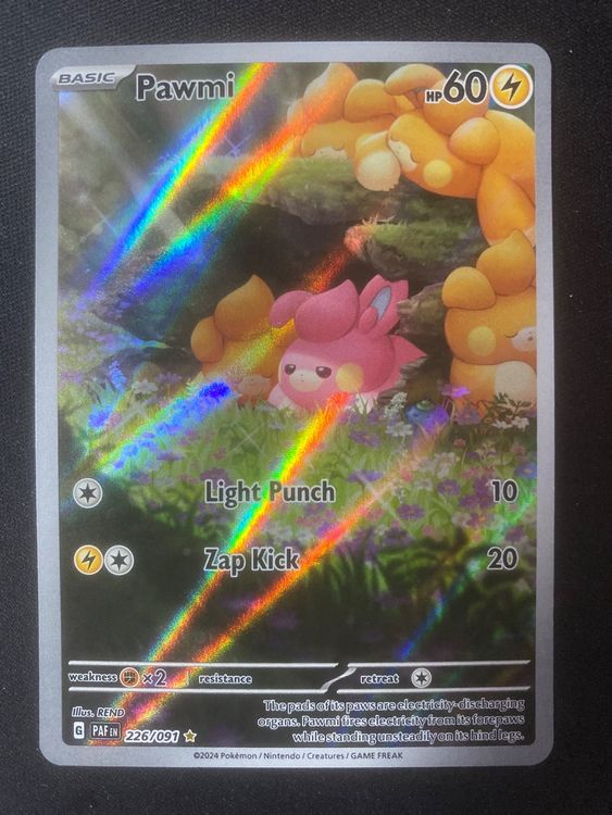 Shiny Pawmi 226 - Pamo - Paldean Fates - EN ab 1!! | Kaufen auf Ricardo