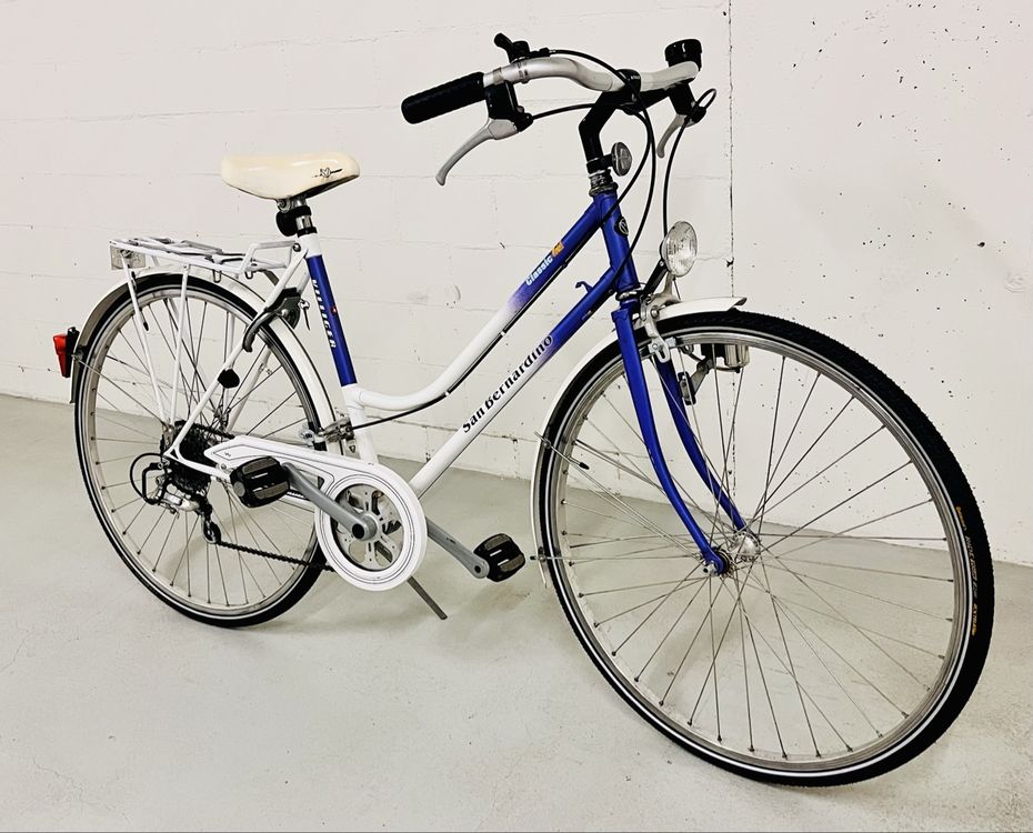 Villiger San Bernardino Damen Velo / City Bike / Weiss Lila (Gebraucht ...