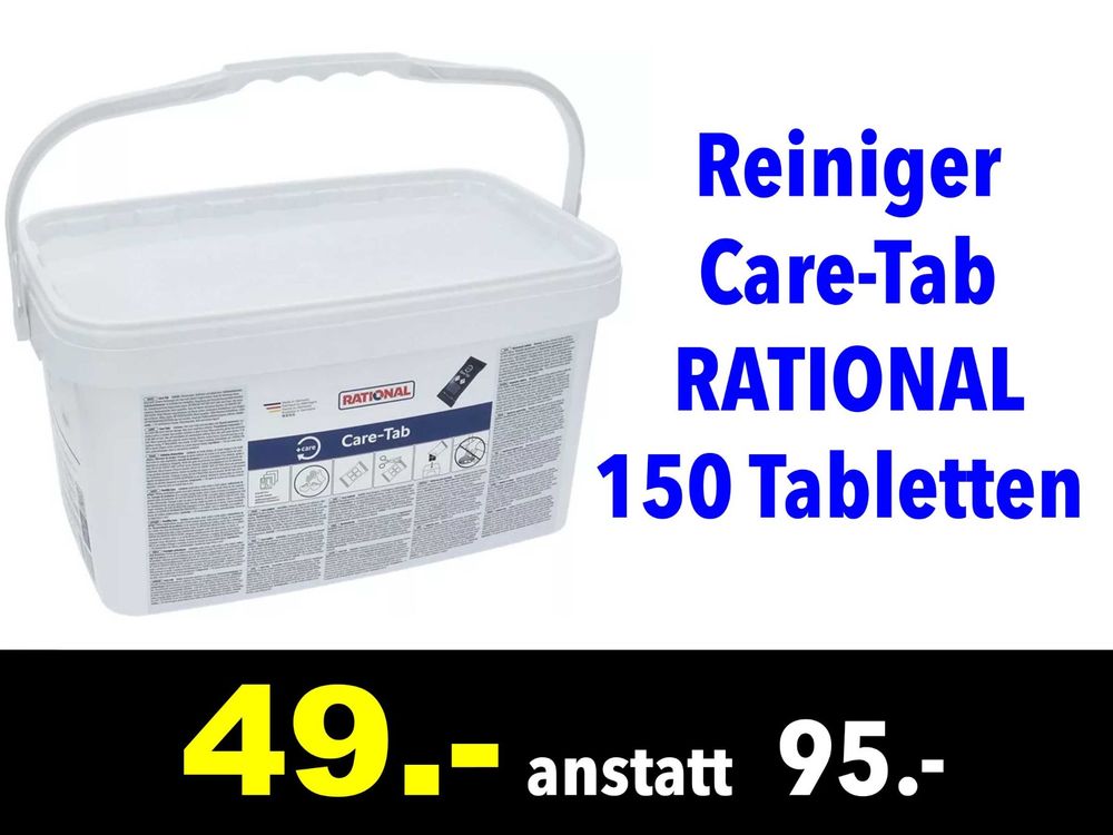 🔴 Reiniger Care-Tab RATIONAL 150 Tabletten /087B (Neu und ...