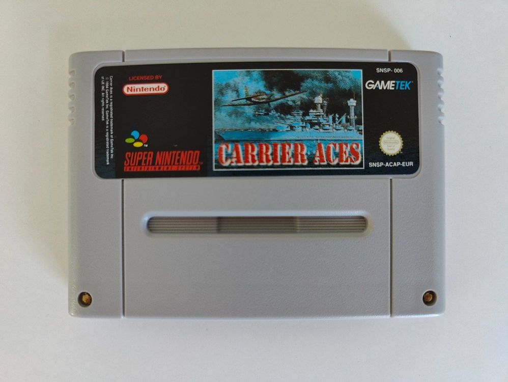 Carrier Aces SNES | Kaufen auf Ricardo