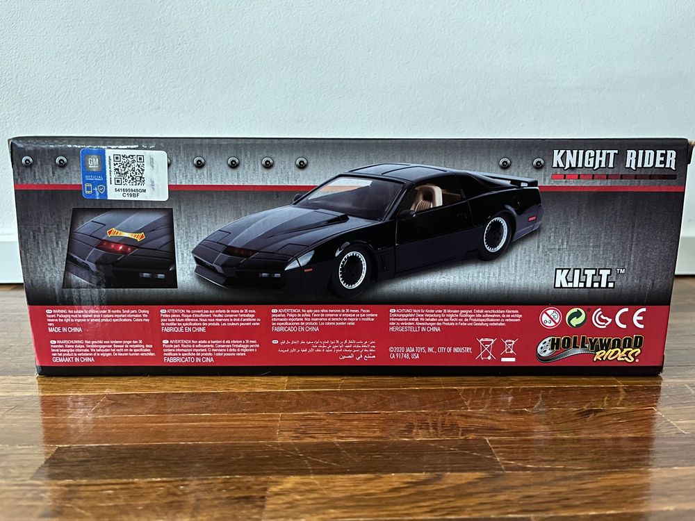 KNIGHT RIDER KITT Automodell Pontiac Trans AM 1/24 mit Licht (Gebraucht ...