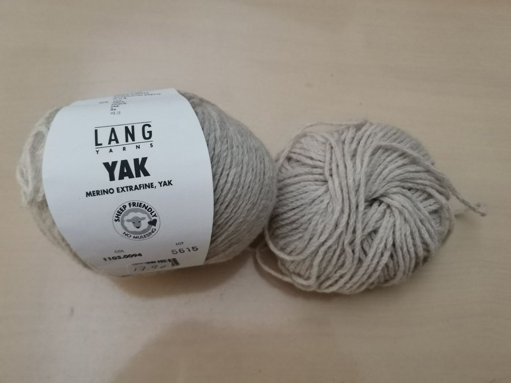 beige, Lang Yak Wolle, 73g, Merino extrafine, Yak (Gebraucht) in ...
