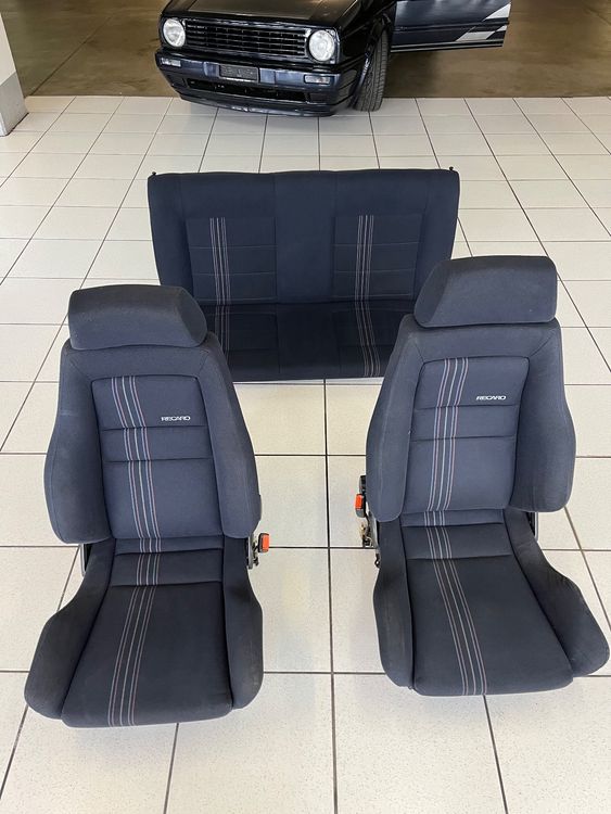 Golf 2 Originale Recaro Sitze (Edition One) Mauritiusblau (Gebraucht ...