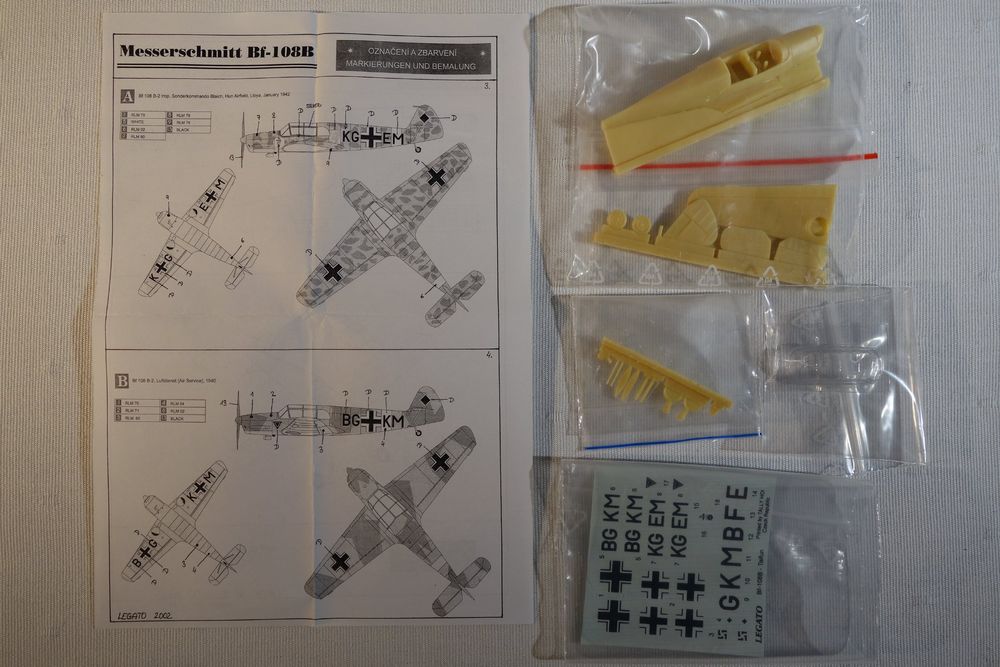 Artmaster 80120 Messerschmitt Bf 108B Taifun Resin Kit 1:87 (Neu ...