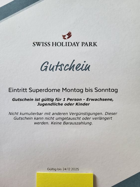 Gutschein Holiday Park