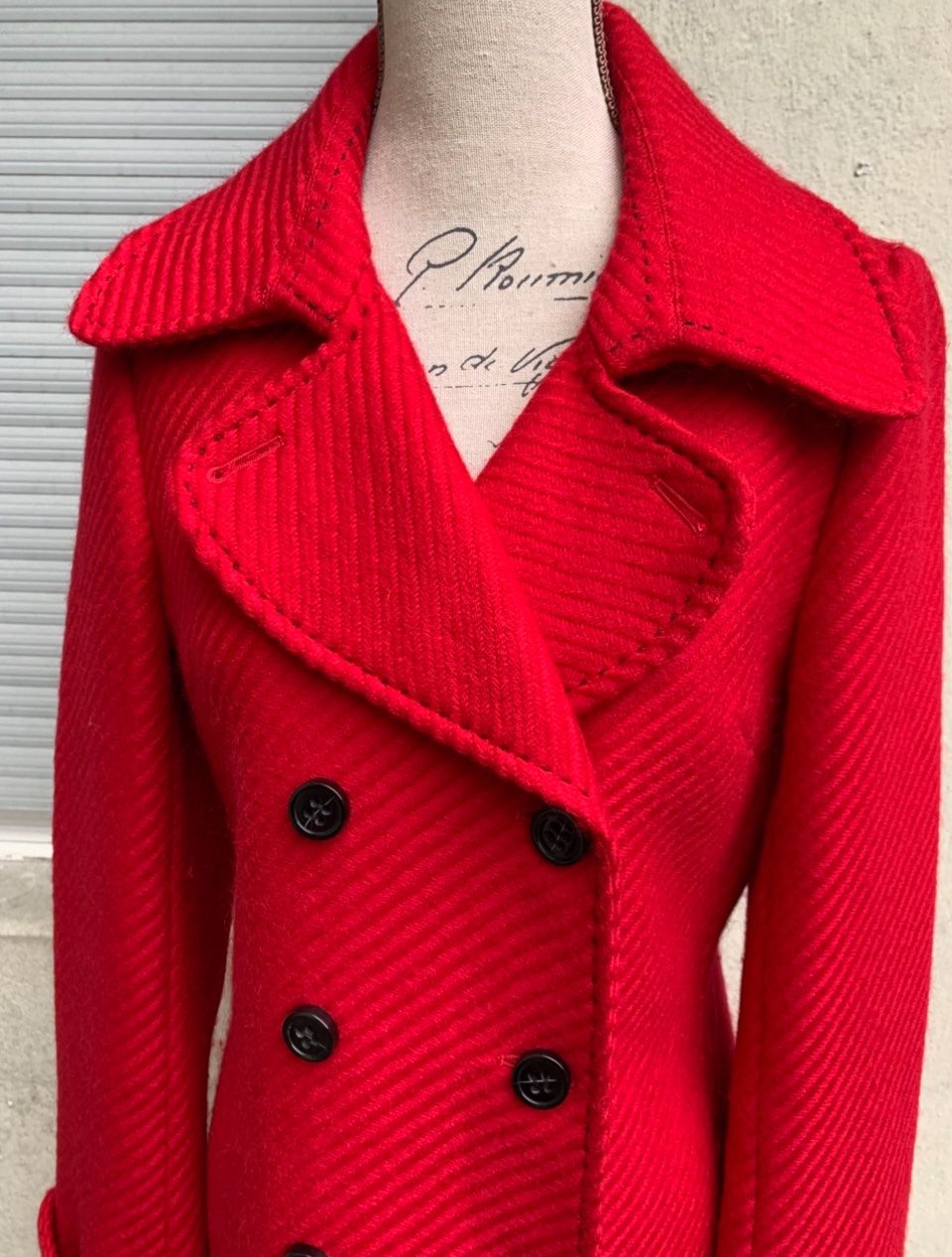 Splendide manteau 100%laine LES PETITES structuré t.1 c/neuf (D ...