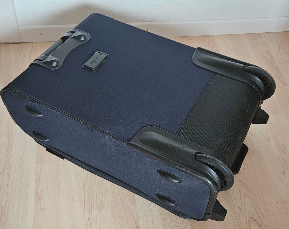 Reisekoffer/Rollkoffer, TITAN, 2 Rollen, dunkelblau/schwarz (Gebraucht ...