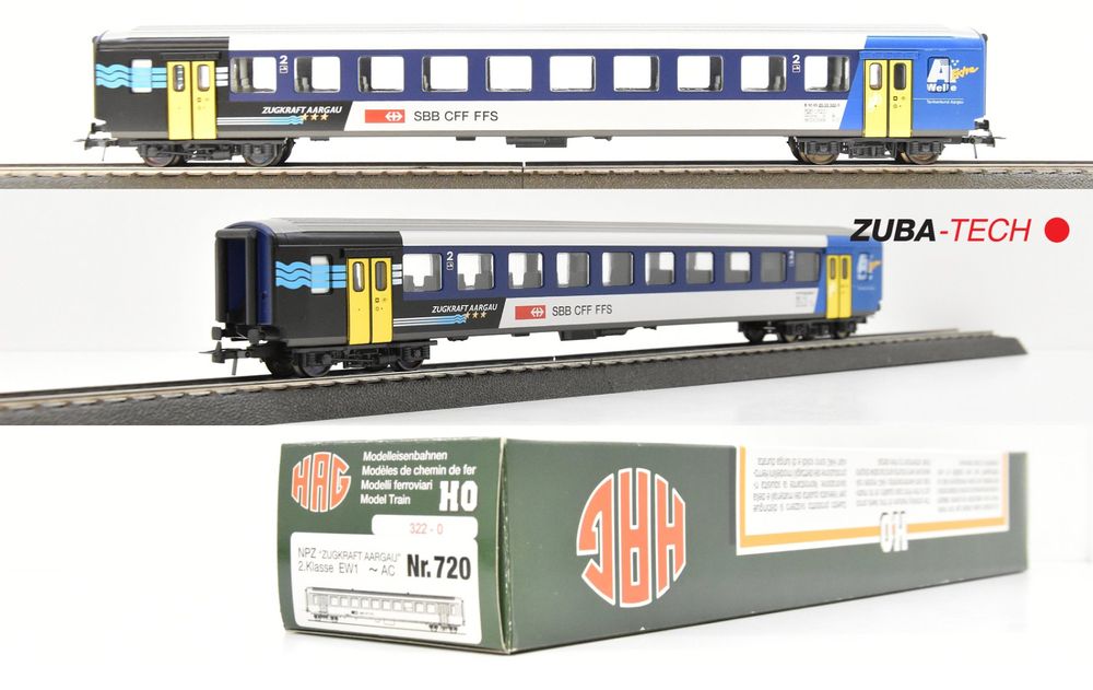HAG 720 EW I NPZ Personenwagen der Zugkraft Aargau SBB WS | Kaufen auf Ricardo