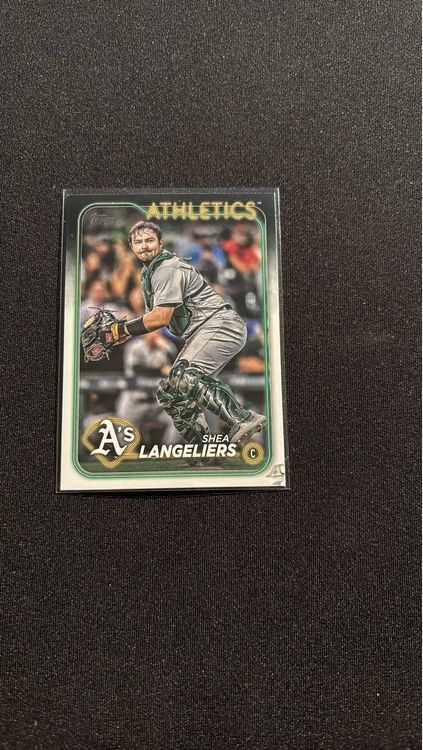 Shea Langeliers - Oakland A's - Topps Baseball Karte (Gebraucht) in ...