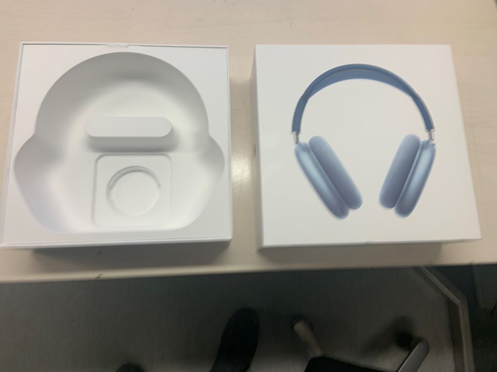 AirPods Max blau Apple (leere Box) | Kaufen auf Ricardo