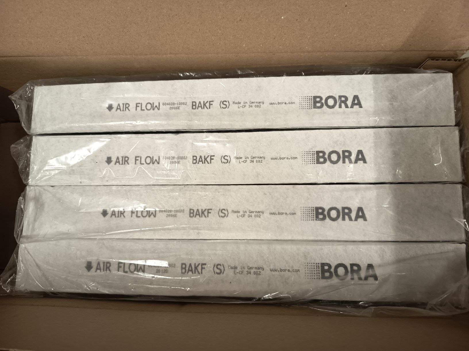 Bora BAKF(S) Aktivkohlefilter, 4 Stk. - Neu & Original BORA (Neu und ...