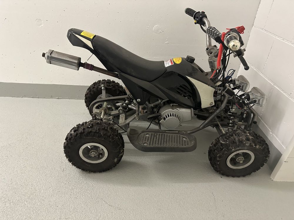 Mini/Kinder Quad ATV 49 ccm 2-Takt Benzinmotor Elektro Start (Gebraucht ...