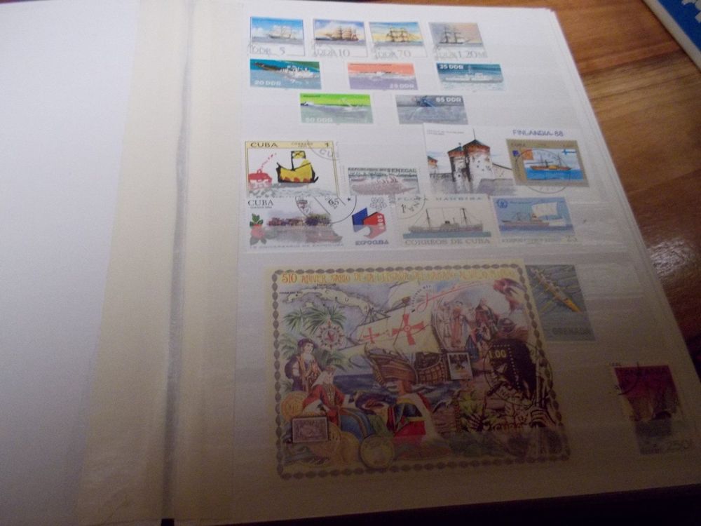 Album Schiffsmarken, Welte **/*/o (Gebraucht) in Wolfhalden für CHF 10. ...