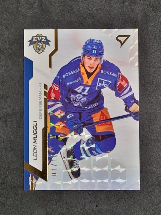 💥SERIE 2 - LEON MUGGLI - EV Zug / EVZ - 01/10 (Neu (gemäss Beschreibung ...