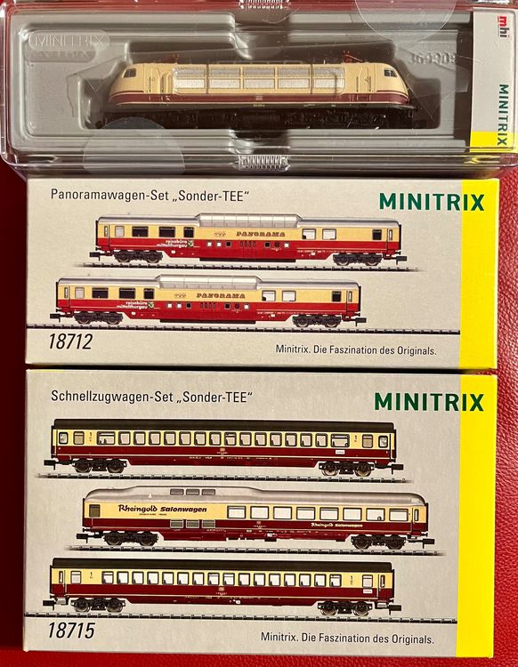 MINITRIX - „Sonder TEE“, Digital, kompletter Zug - Neu + OVP (Neu und ...