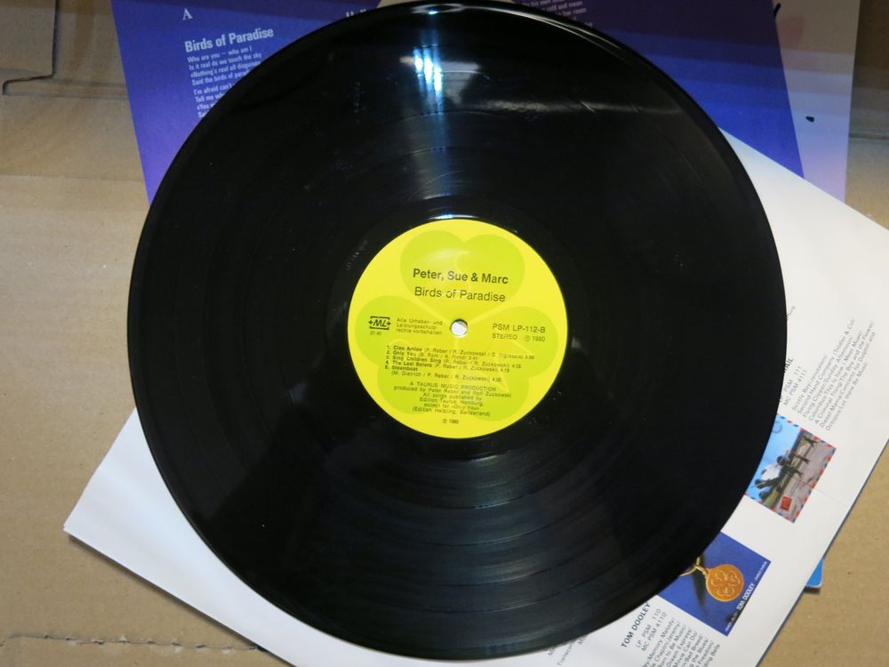 Signierte LP: Peter, Sue & Marc: Birds Of Paradise 1980 | Kaufen auf ...