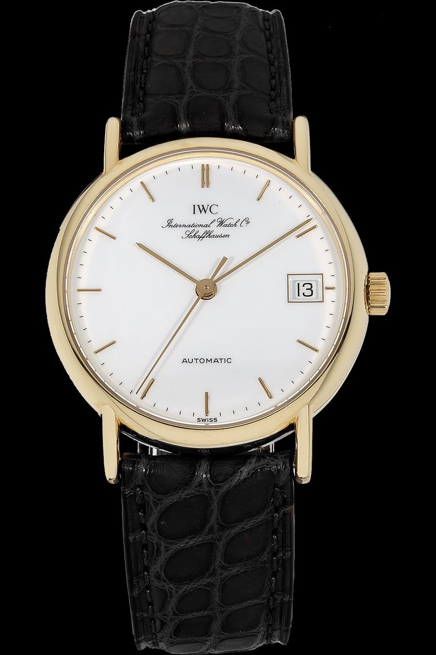 IWC Portofino 18k Gelbgold Automatic 34mm / Vintage Watch (Neu (gemäss ...