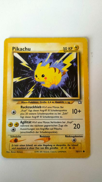 Pikachu - Pokemon - Neo Genesis (Gebraucht) in Subingen für CHF 3 – mit ...