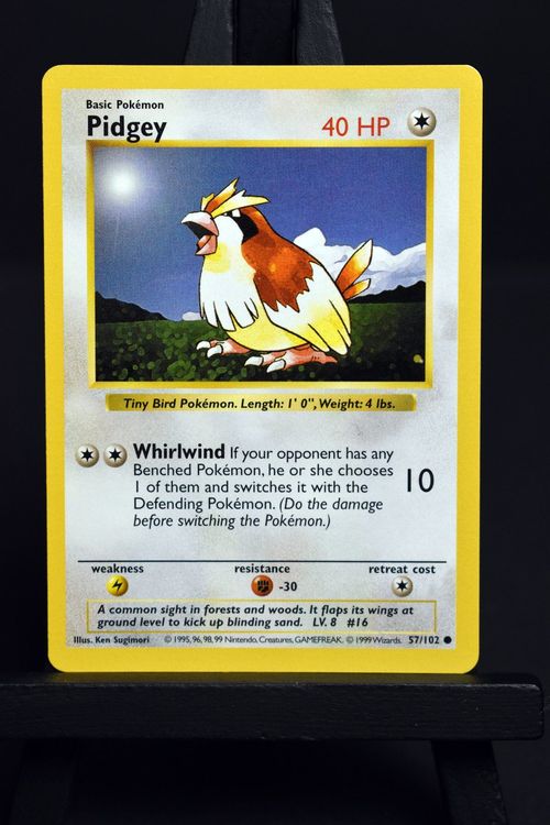 Pokémon Pidgey Base Set SHADOWLESS (Gebraucht) in Savosa für CHF 3 ...